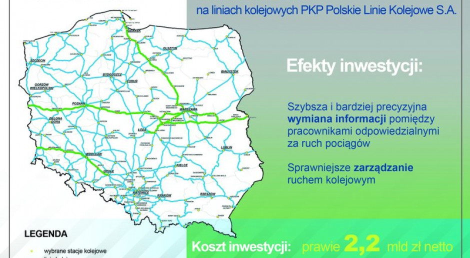 PKP PLK kupują system GSM-R za przeszło 2 mld zł