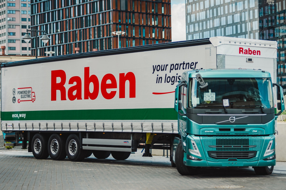 Grupa Raben chwali się 2 mld euro przychodów i elektryczną ciężarówką