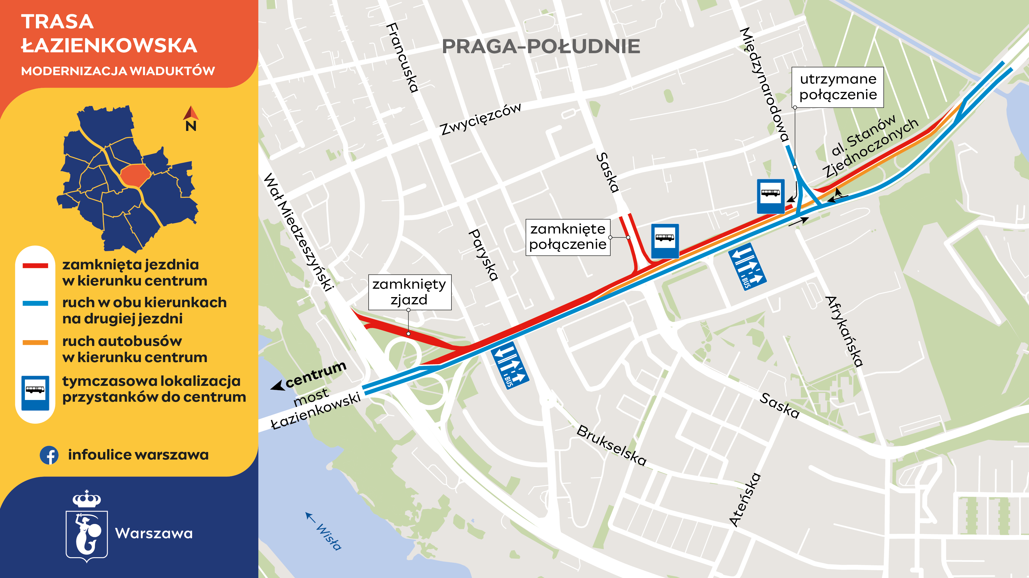 W Warszawie rozbierają ważny wiadukt