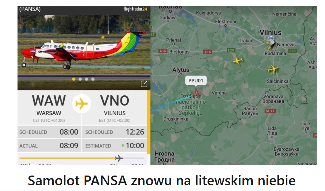 Katastrofa lotnicza na Litwie. Z pomocą wyruszył polski samolot
