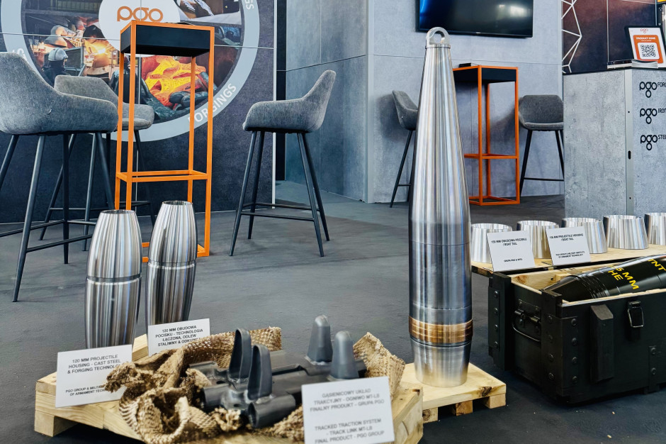Polska firma z branży metalowej chce mocniej wejść w sektor obronny. Pokazała nowe korpusy pocisków